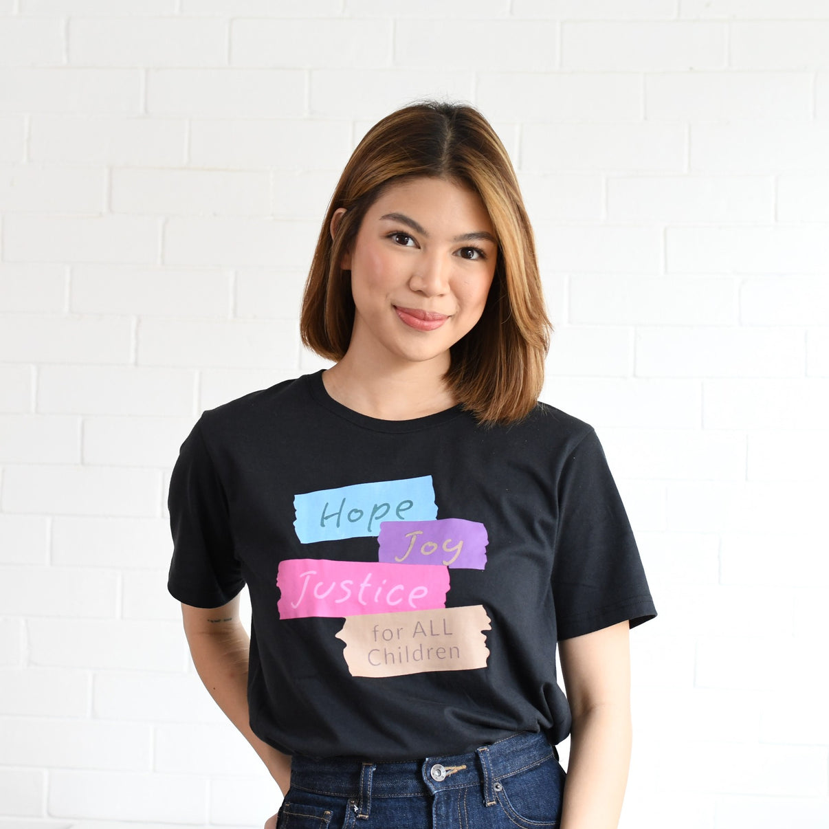 WG | World Vision Hope Joy Justice T-Shirt – Worship Generation